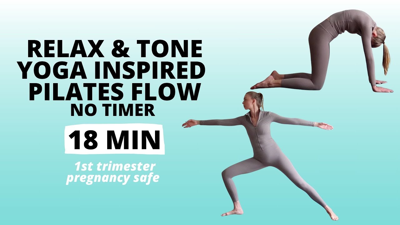 Yoga Inspired Pilates Flow to Relax & Tone / Nina Dapper - YouTube