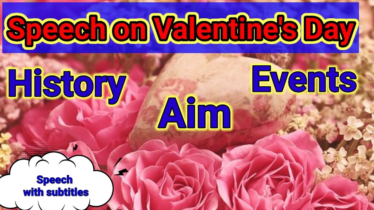 Speech on Valentine's Day in English l l Valentine's Day Speech 2023 ...