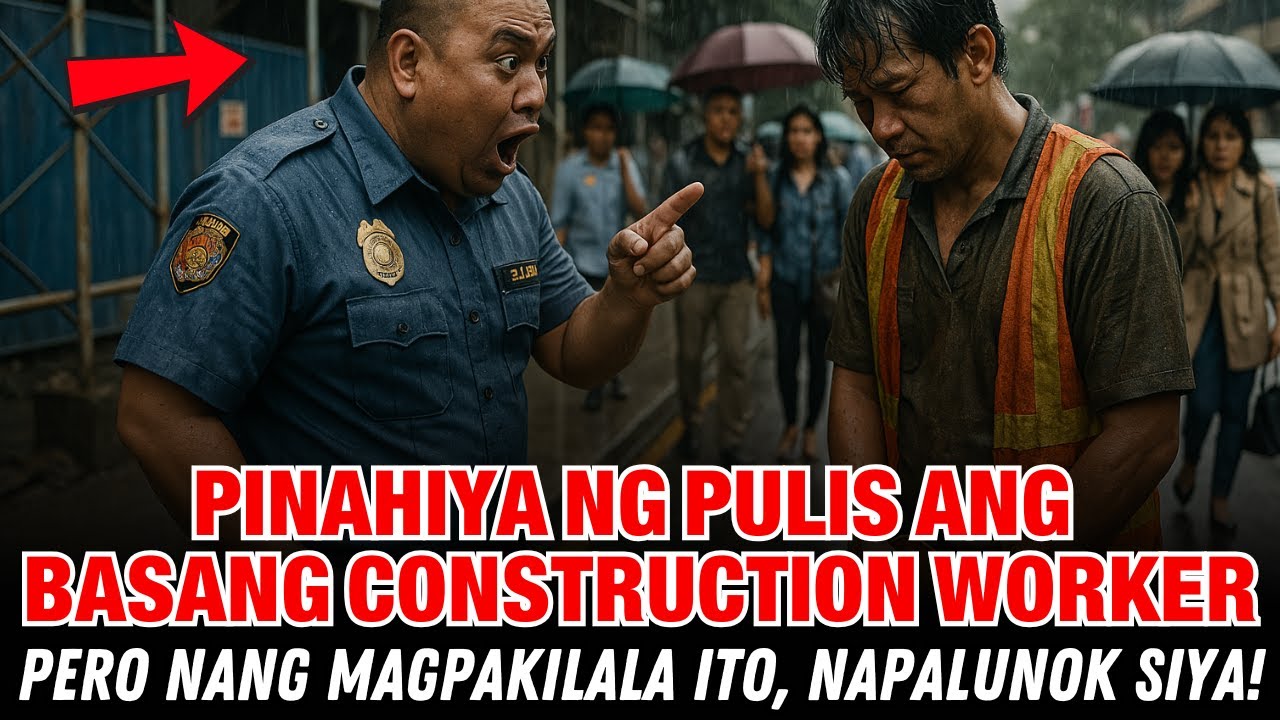 Pinahiya ng Pulis ang Basang Construction Worker—Pero Nang Magpakilala Ito, Napalunok Siya ...