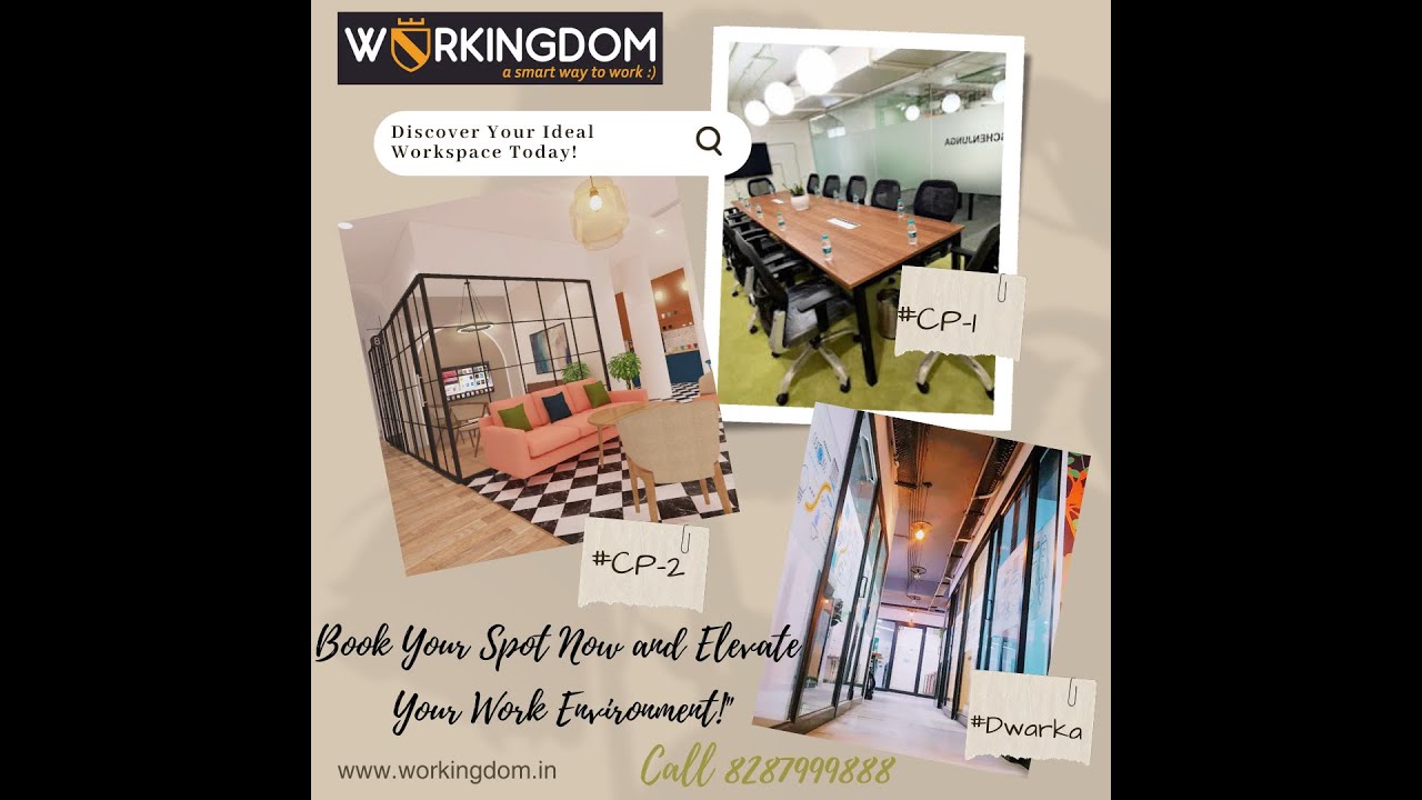 Workingdom Plus Connaught Place Premium Coworking Center - YouTube