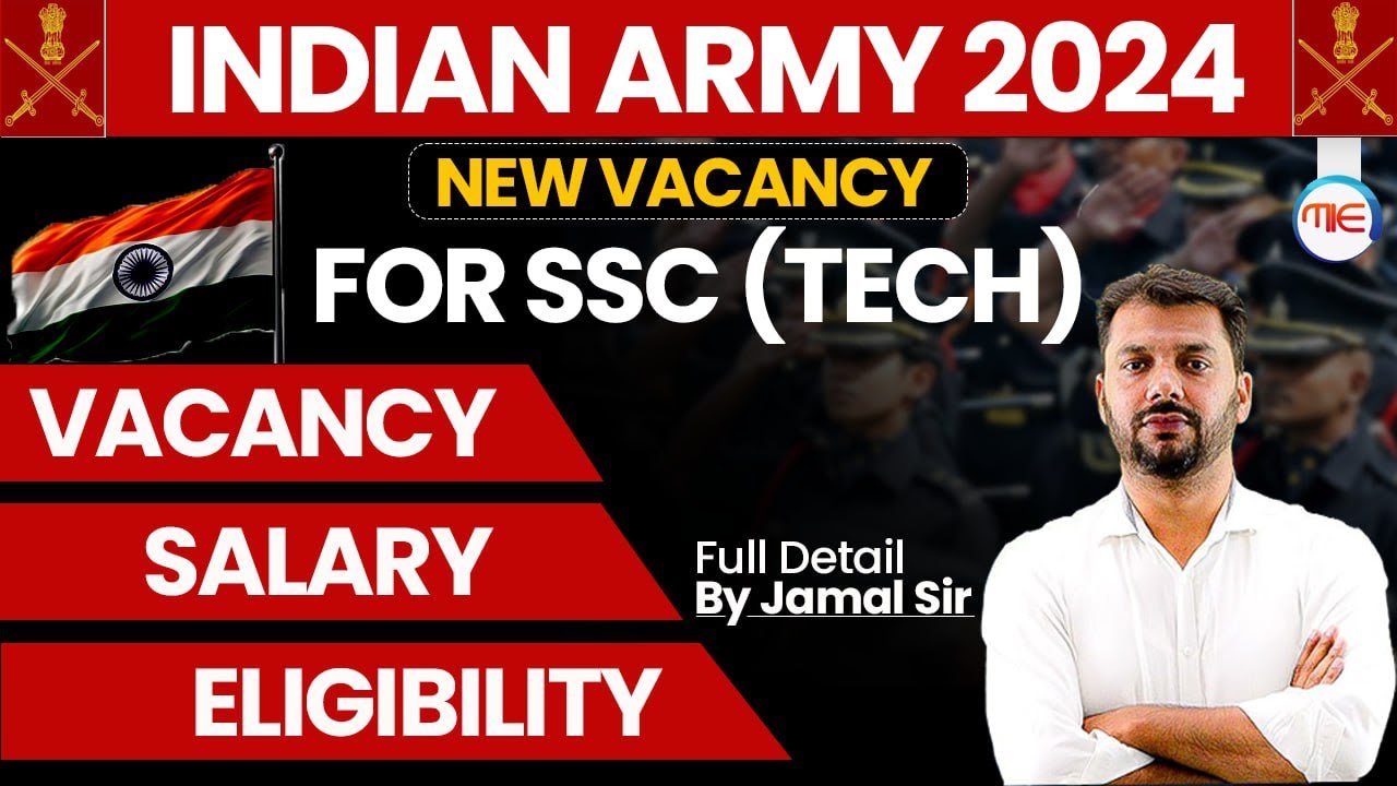Indian Army Vacancy 2024 | indian Army new Vacancy for SSC Technical ...