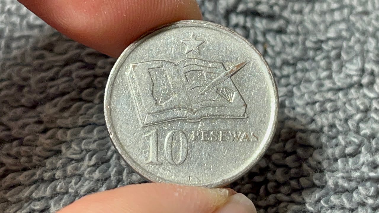 2007 Ghana 10 Pesewas Coin • Values, Information, Mintage, History, and ...