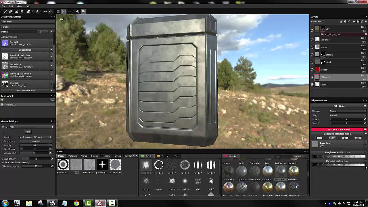Crate Substance Painter demo - YouTube