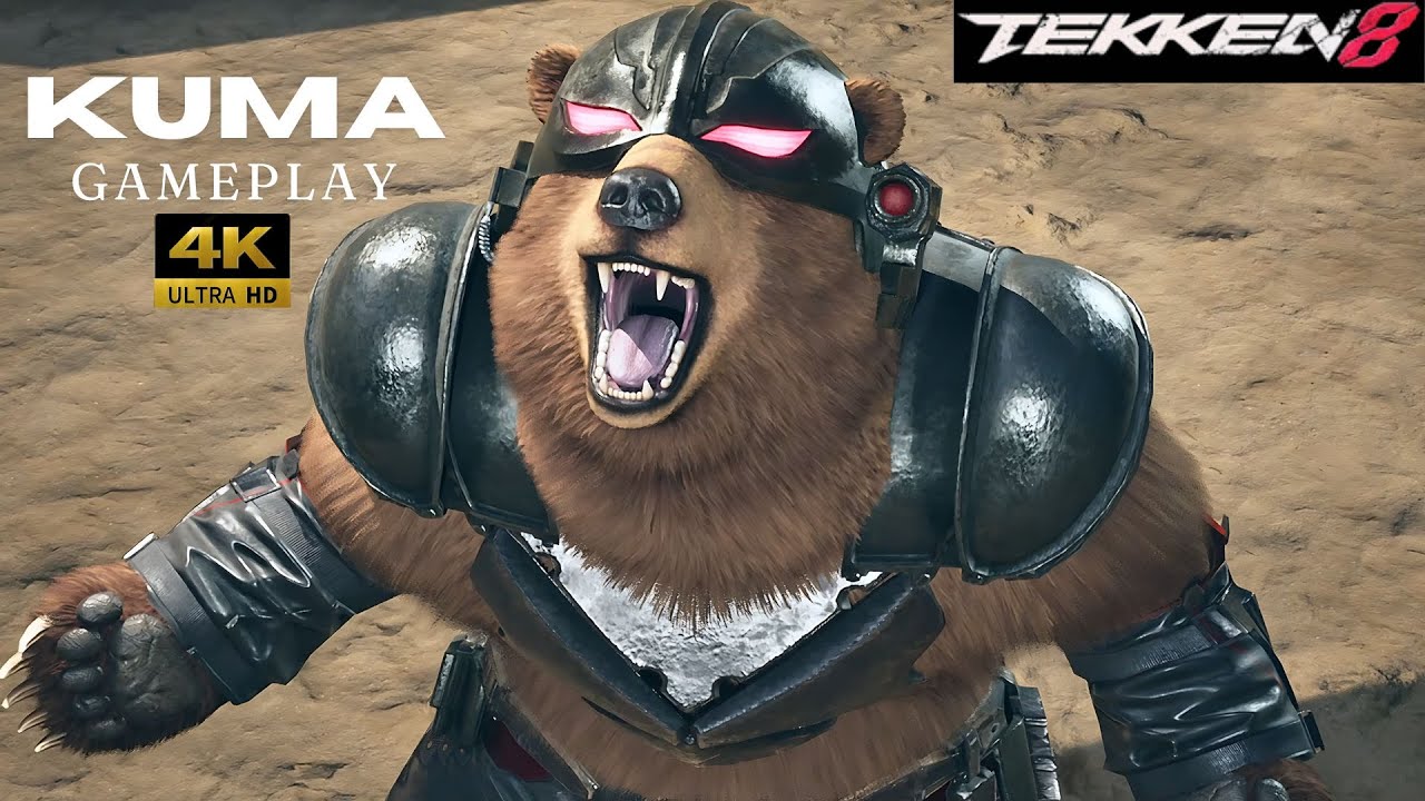 Kuma 🐻 Gameplay | Tekken 8 Arcade battle | (4k Ultra HD ) - YouTube