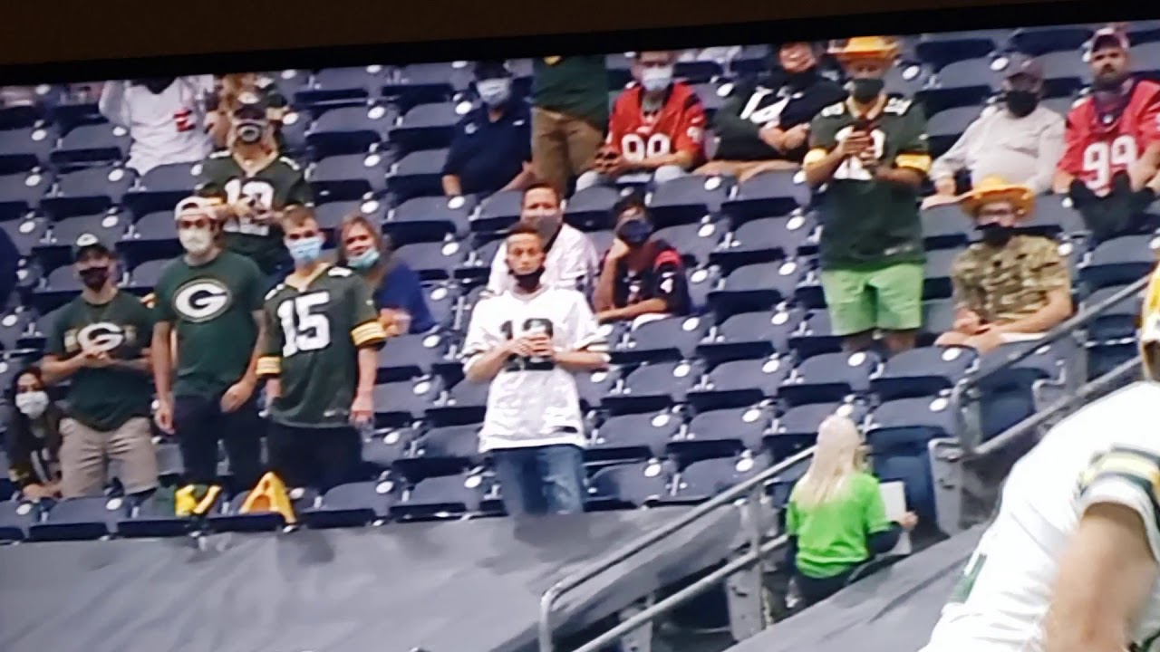 Mad Texans fan Packers vs Texans Oct 25th 2020 Jamal Williams Td MUST ...