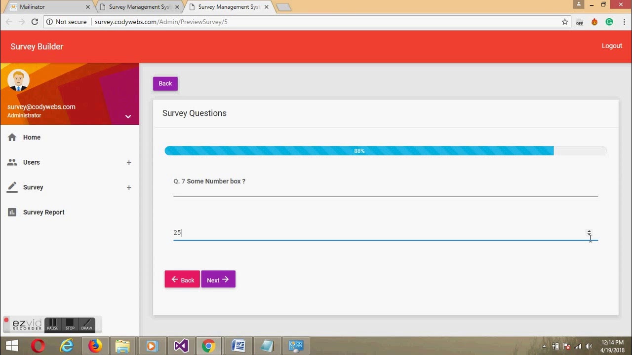 Survey Management System - YouTube