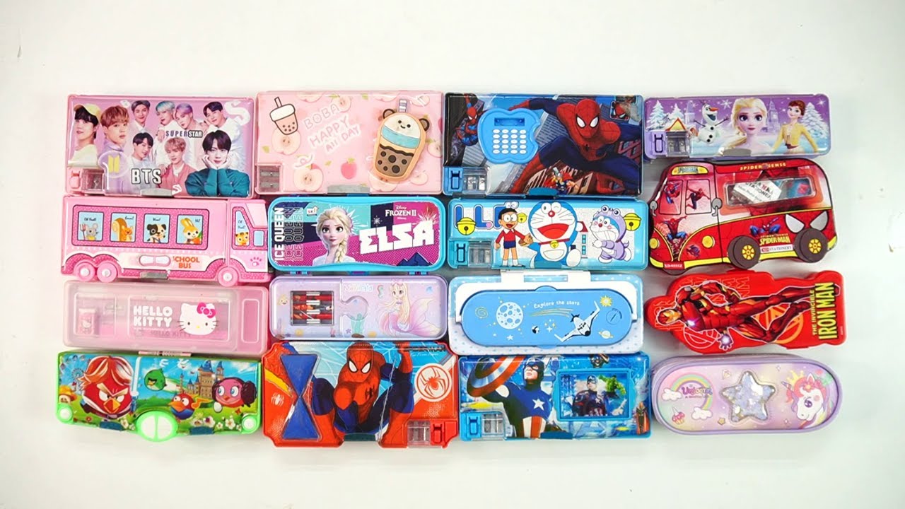 unicorn stationery collection 🥰 geometry, hello kitty,pencil box ...