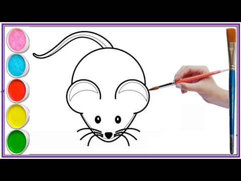 como dibujar un raton /how to draw a Cute cat #niños #shorts - YouTube