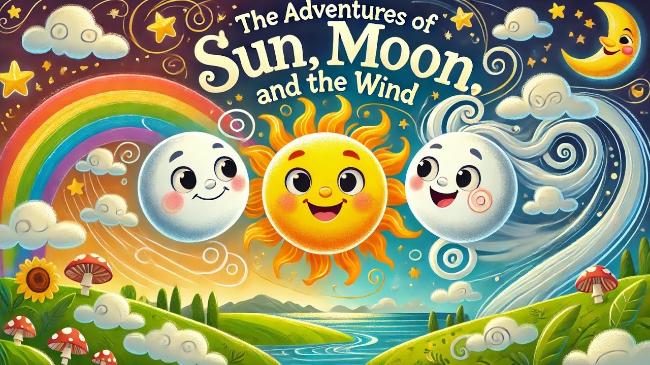 The Sun Moon & The Wind | Bedtime Stories For Kids | Bedtime Stories ...