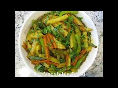 Dry Vegetable Sabzi [without onion and garlic] - YouTube