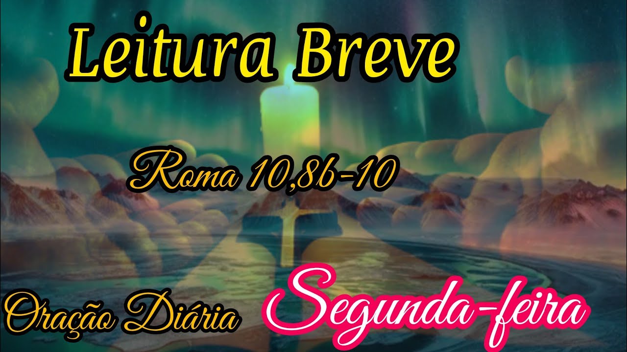 Breve Leitura com as Letras para meditar e contemplar - YouTube