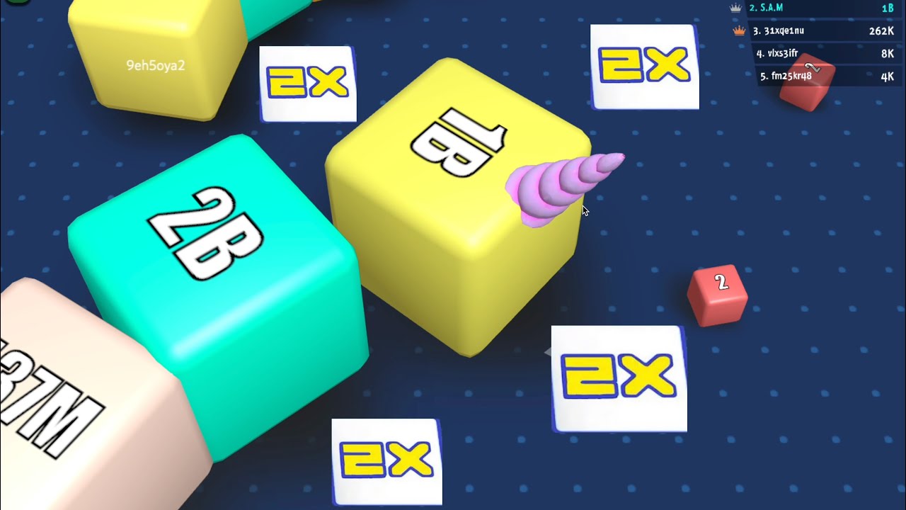 1 Billion Killed by 2 Billion Cubes2048.io - YouTube