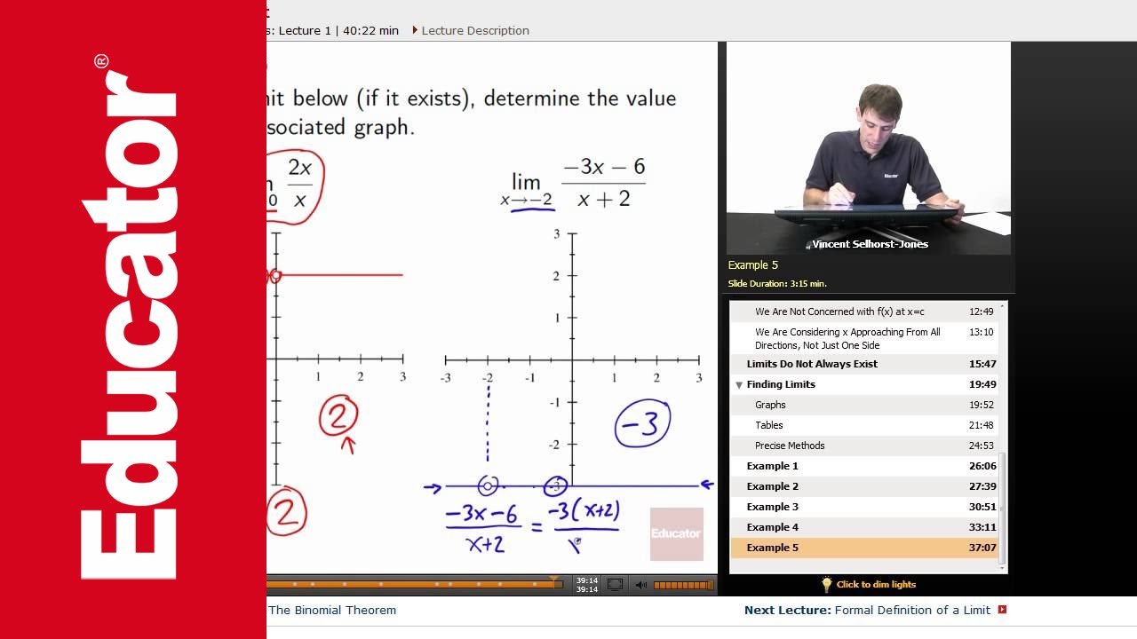 Finding Limits From A Graph YouTube