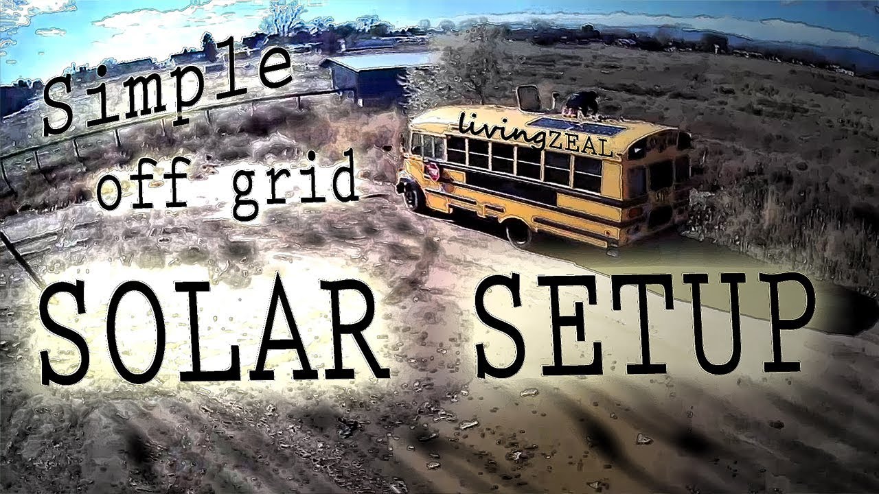 Simple DIY OFF GRID | Our Solar Power System - YouTube