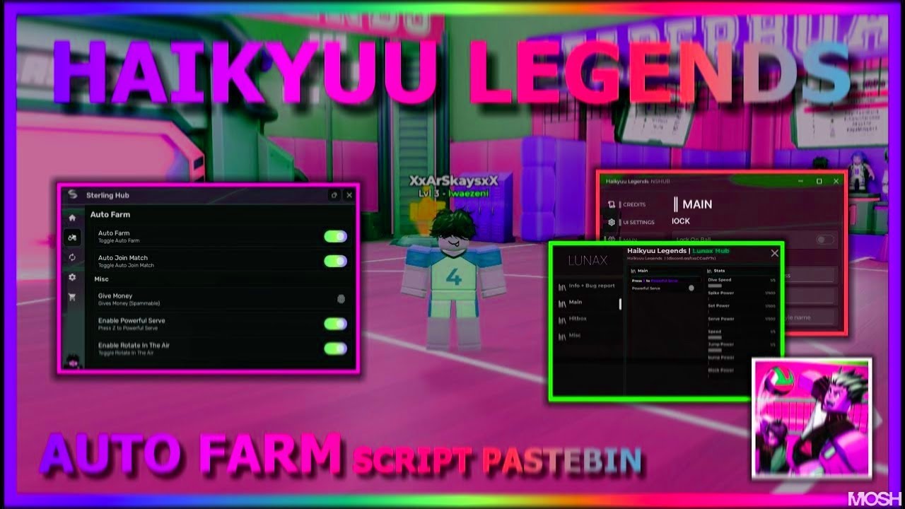 BEST HAIKYUU LEGENDS SCRIPT x NO KEY x AUTO FARM, AUTO PLAY, POWER ...