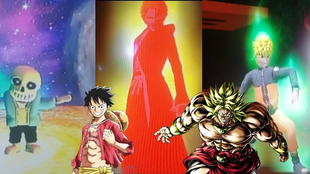 Sans + Naruto + Broly + Goku + Luffy + Ichigo* Final Smashes* (Super ...