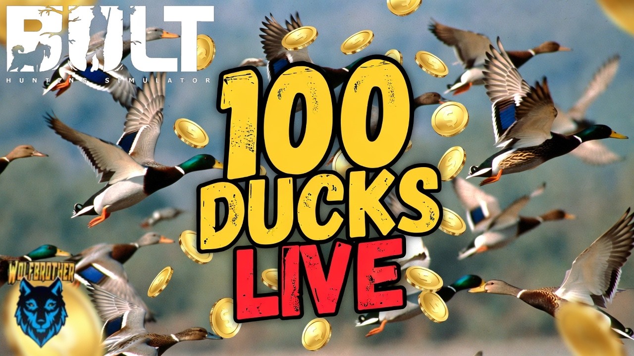 BULT 100 Ducks Challenge LIVE – Won't End Until 100! 🦆🔴 - YouTube