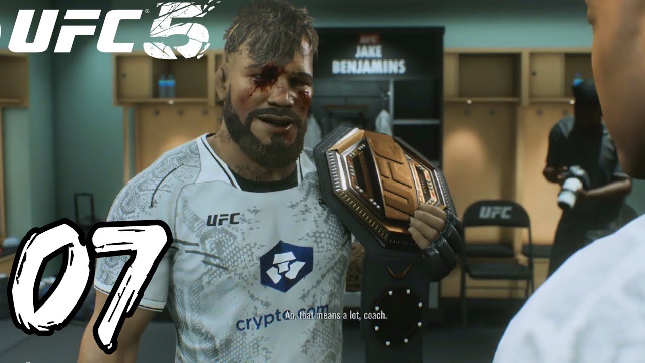 TITLE FIGHT! - UFC 5 Career Mode - Part 7 - YouTube