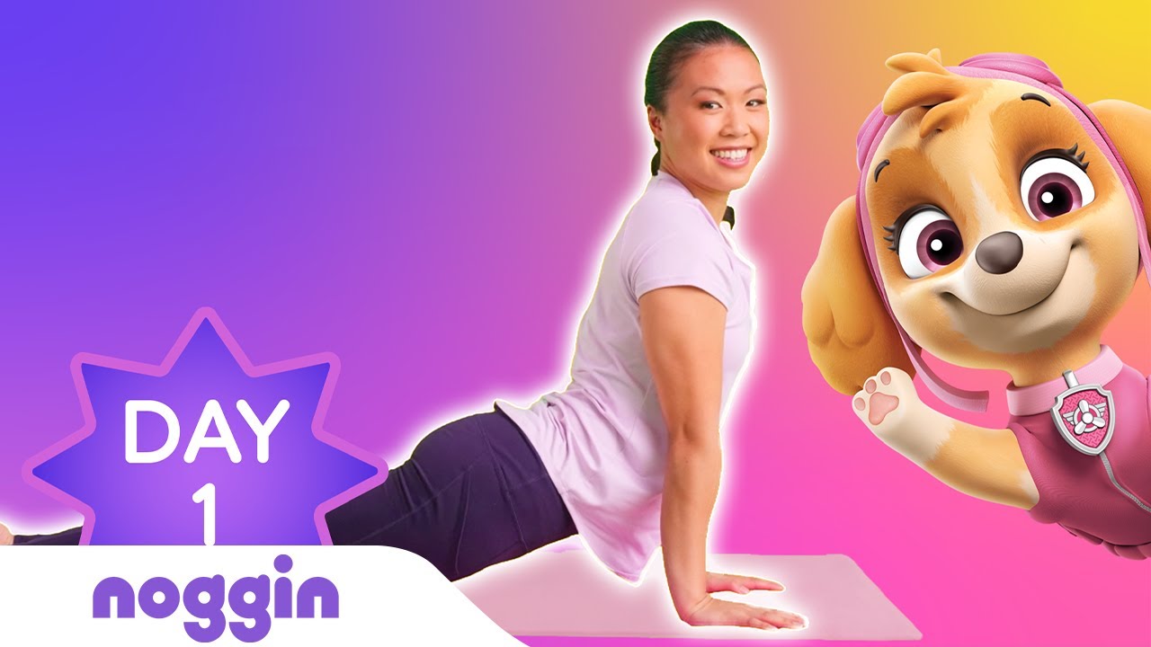 7-Day Yoga Challenge: Day 1: Helpful Pup | Noggin - YouTube