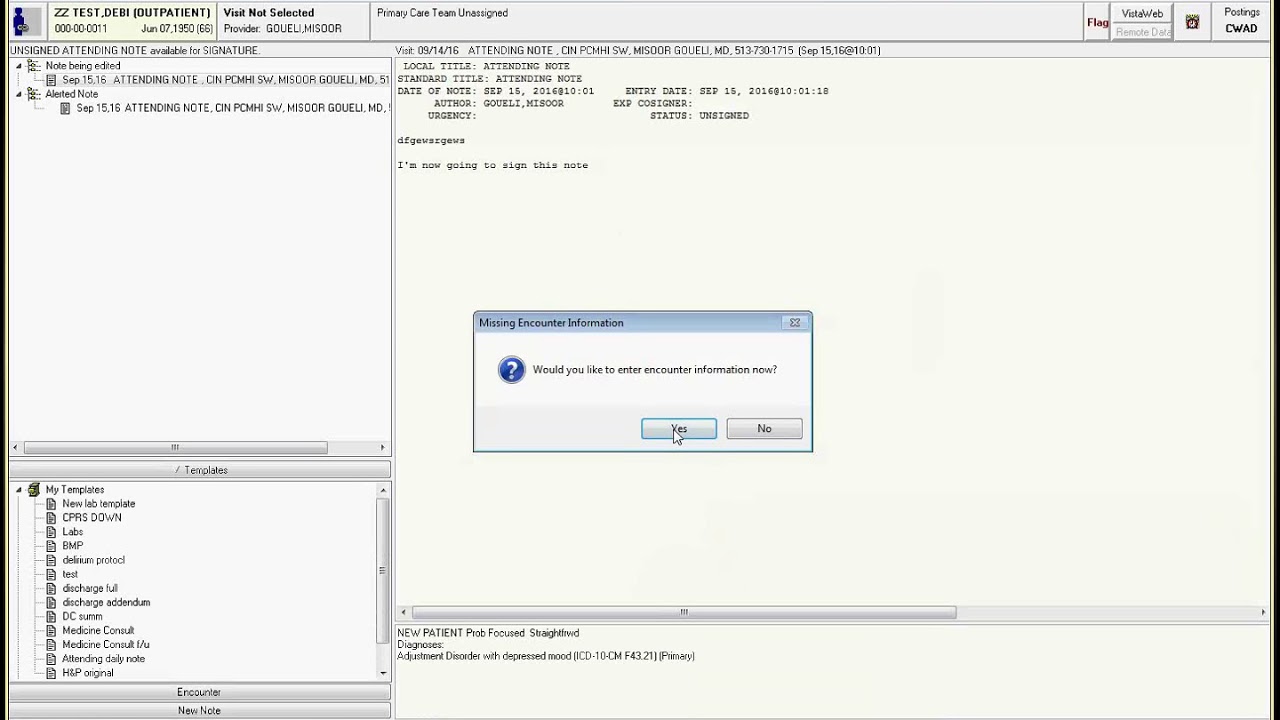 CPRS: Notifications - YouTube