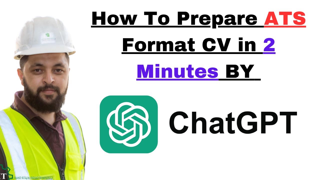 Create ATS Format Resume in Two Minutes by AI ChatGPT| ATS Format CV ...