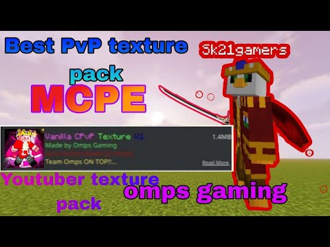 The Best PVP Texture Pack For Minecraft PE || YouTubers Texture Pack ...