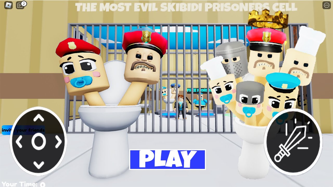 NEW GAME | [🚽] SKIBI TOILET BARRY'S PRISON RUN! (Obby) - ANGRY MODE ...