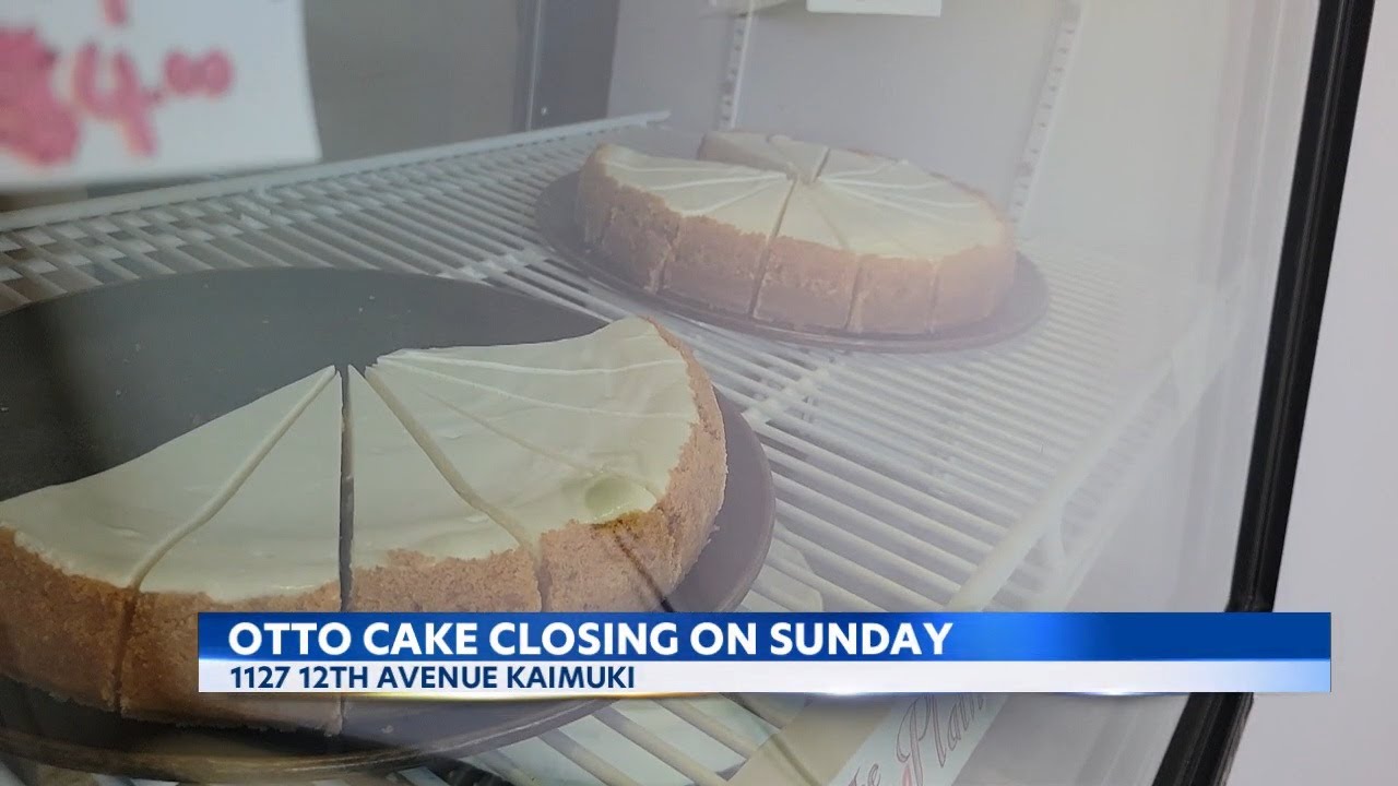 Otto Cakes in Kaimuki closing after 30 years - YouTube