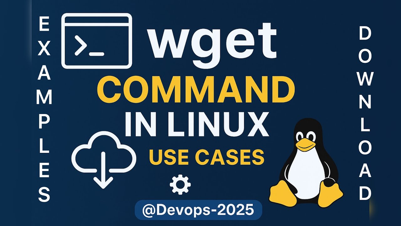 wget command in Linux with examples | Use cases for Linux & DevOps | @Devops-2025 - YouTube