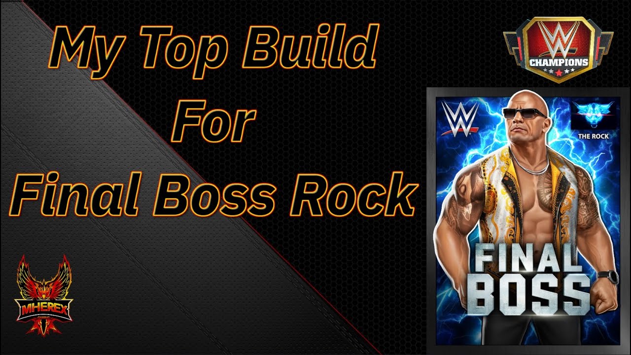 My Top Build For Final Boss Rock! - YouTube