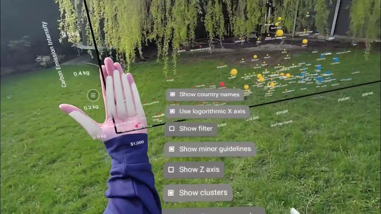 Data Visualisation, Analysis and Manipulation in Mixed Reality POC - YouTube
