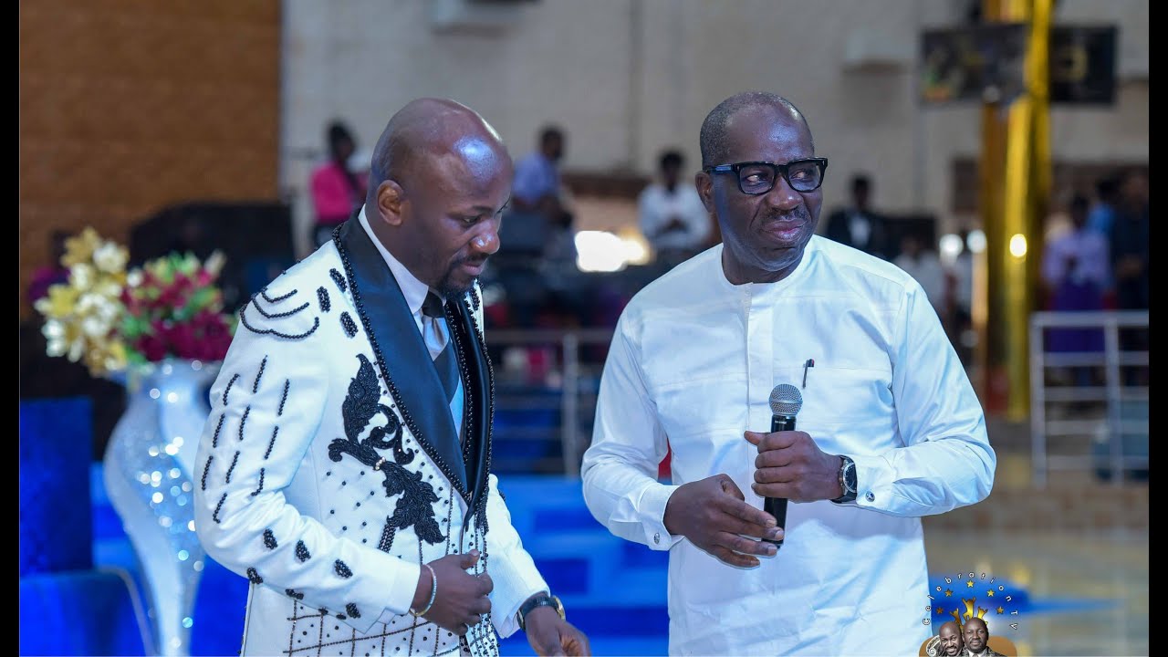 "I Am Proud To Be Your Governor" - H.E Godwin Obaseki Speech To Apostle ...