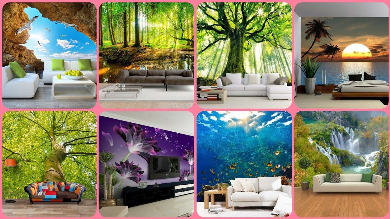 Modern 3D Wallpaper New Design/Latest Wallpaper Design 2023/Peel ...