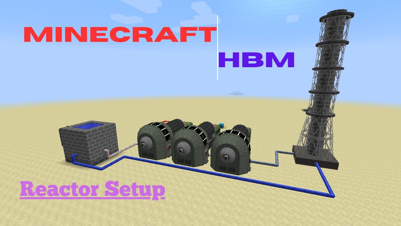 MinecraftITA HBM Extended - Simply Reactor Setup (Half Million kRF ...