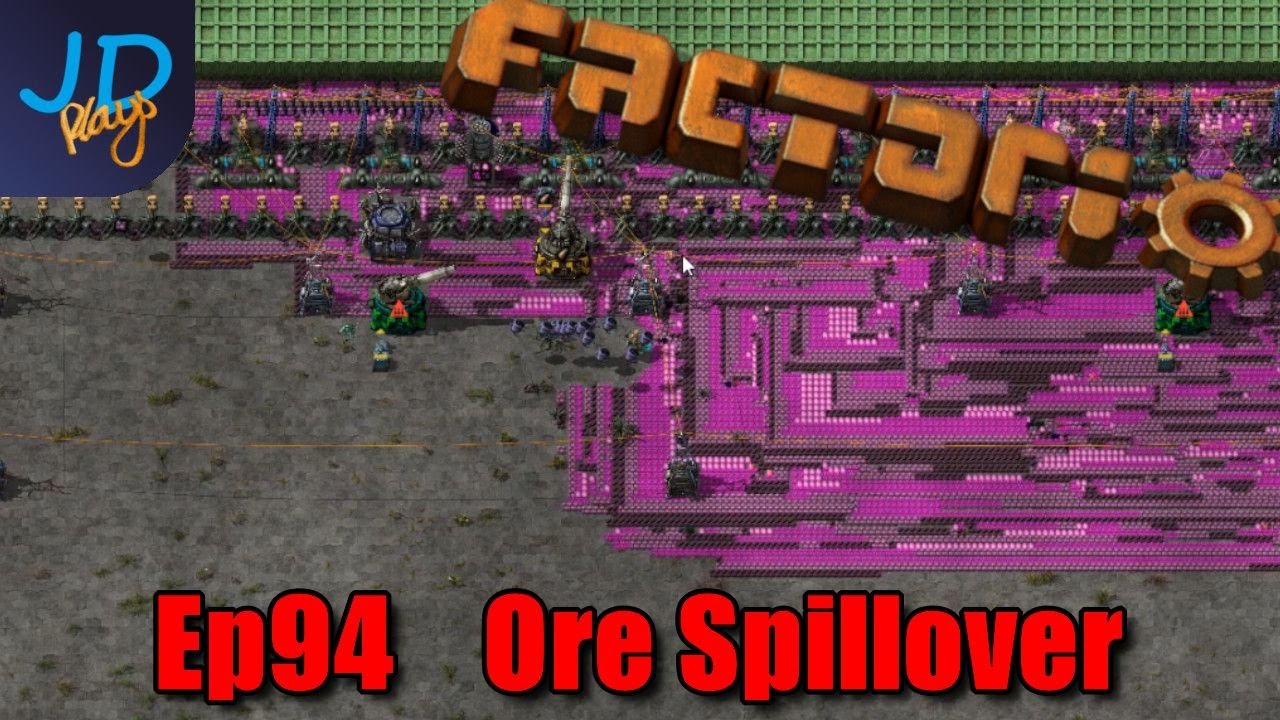 Ep94 Ore Spillover | Factorio Biter Hell | Gameplay, Lets Play - YouTube