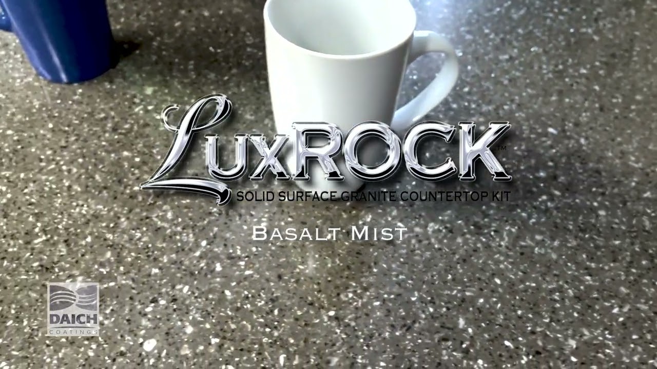 LuxROCK™ Basalt Mist - Real Stone in a Weekend! - YouTube