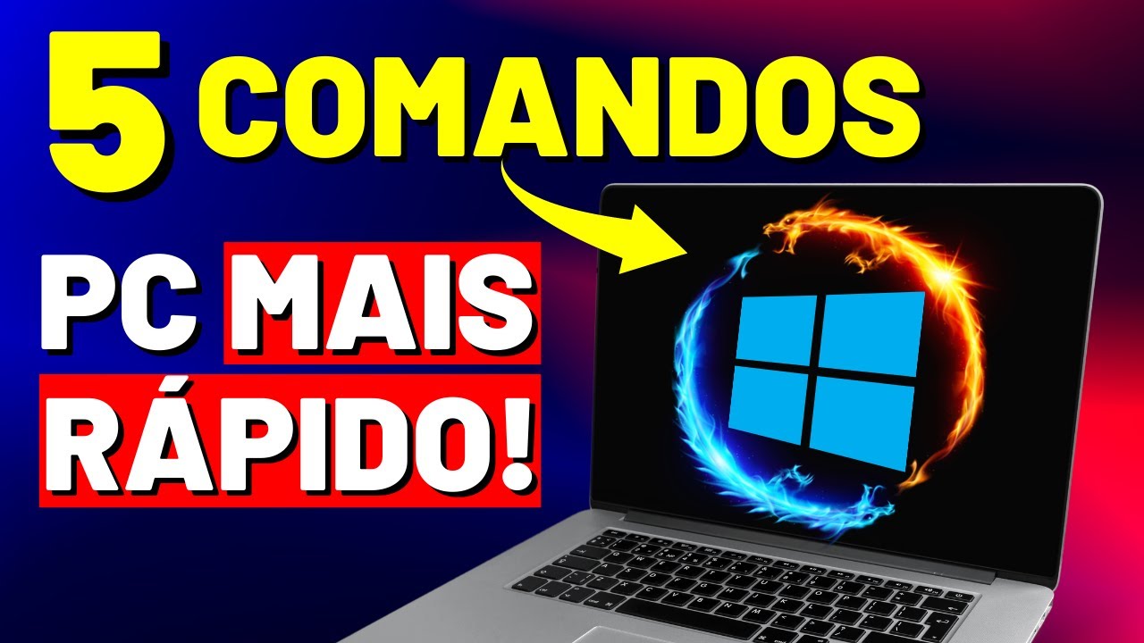 5 COMANDOS PARA DEIXAR O PC MAIS RÁPIDO! Deixe o Windows MAIS RÁPIDO ...