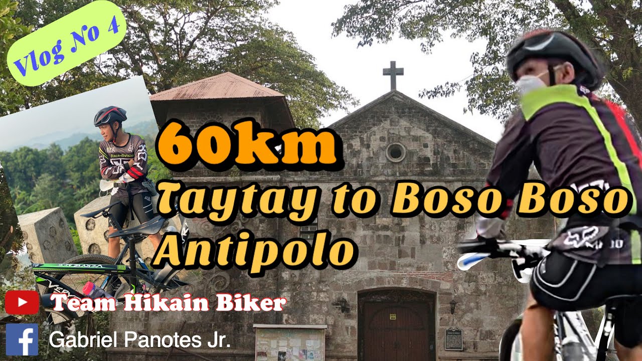 Sta. Ana Taytay to Boso Boso Antipolo 60km Bike ride - YouTube
