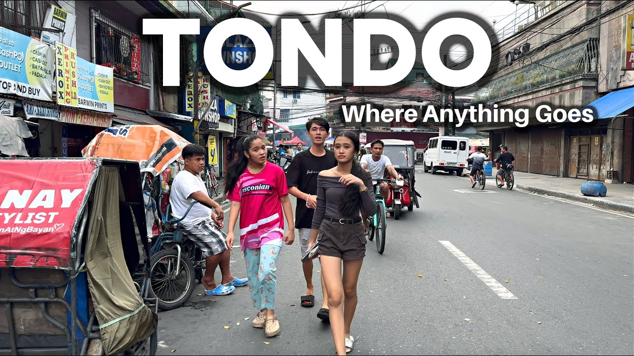 Anything Can Happen in Tondo Manila Philippines [4K HDR] - YouTube