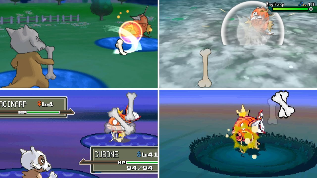 #125 Bone Club (R.I.P.) - Generations 1-9 Pokémon move - YouTube