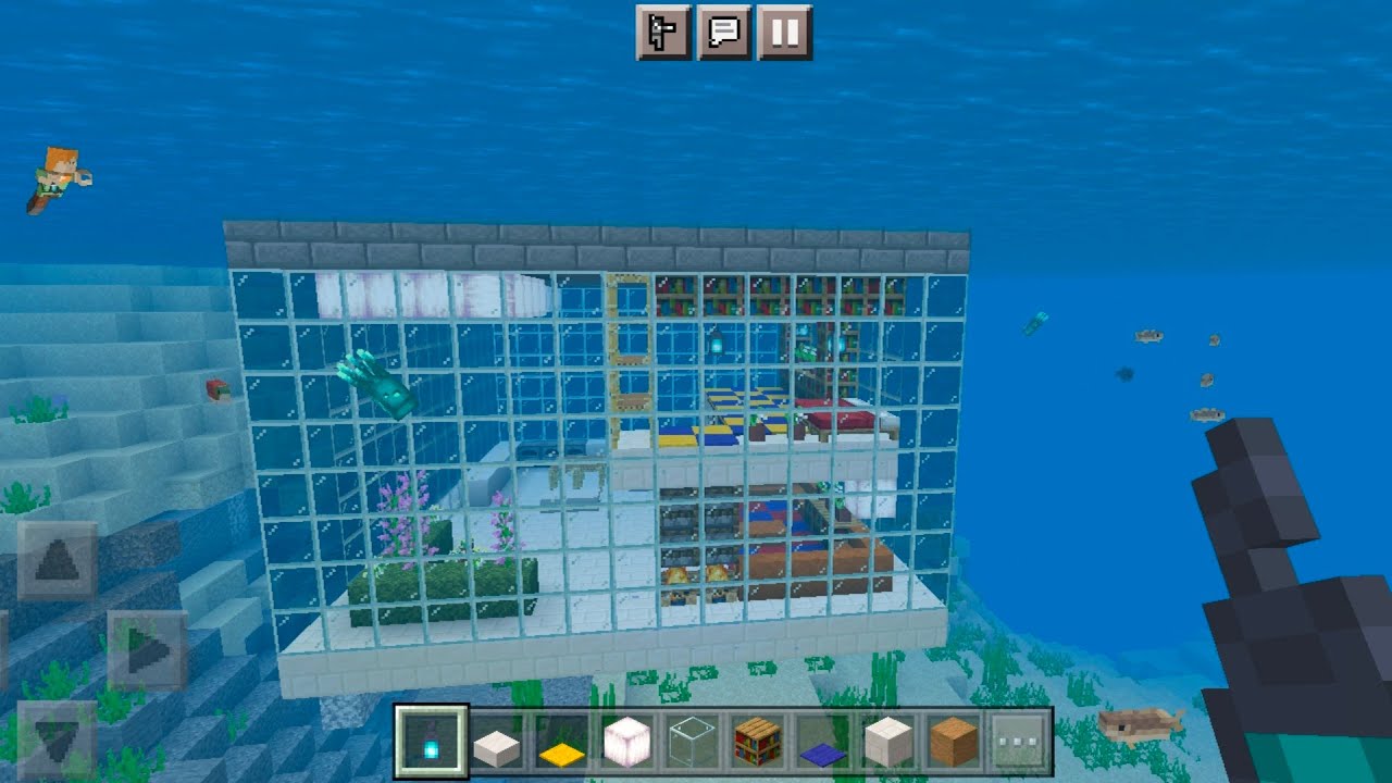 Minecraft - How to Build Underwater House #minecraft - YouTube