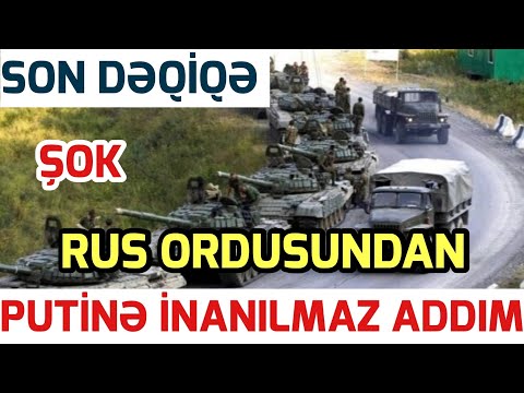 SON DEQIQE ! Rus ORDUSUDAN PUTİNƏ ağır ZƏRBƏ ! - təcili XEBER