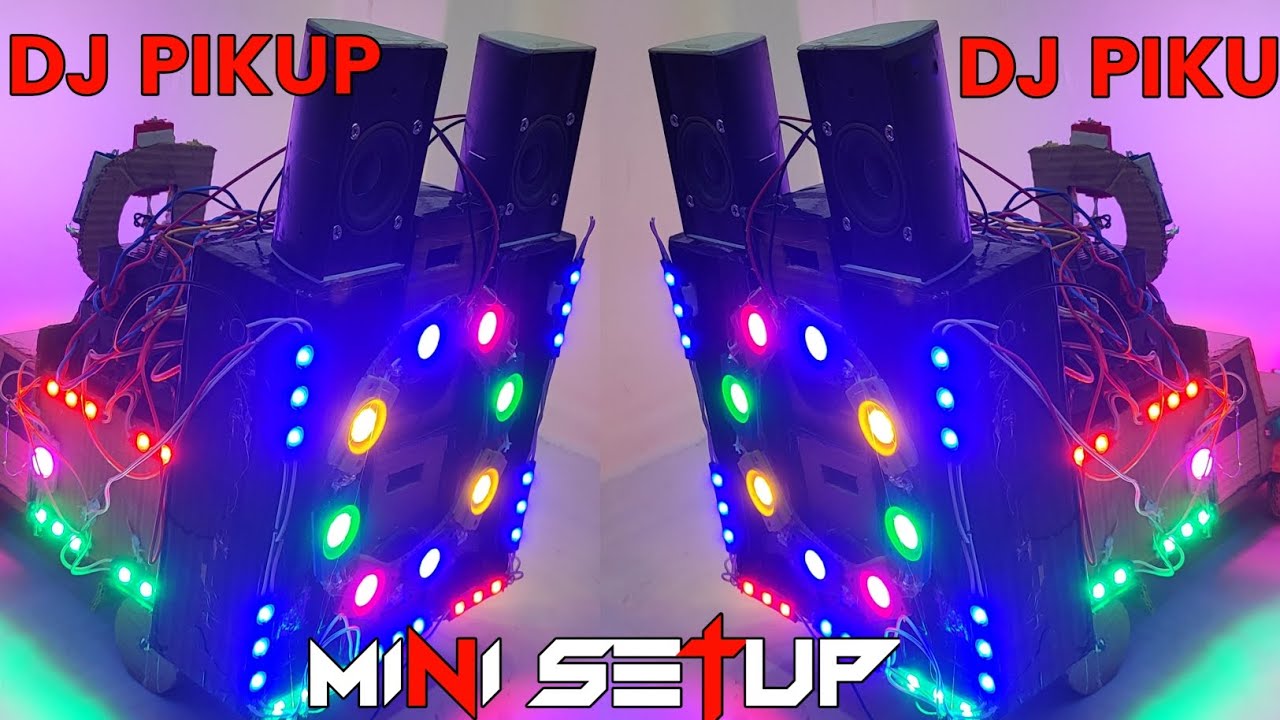 Mini dj pikup loding dj || light decoration dj for competition || full ...