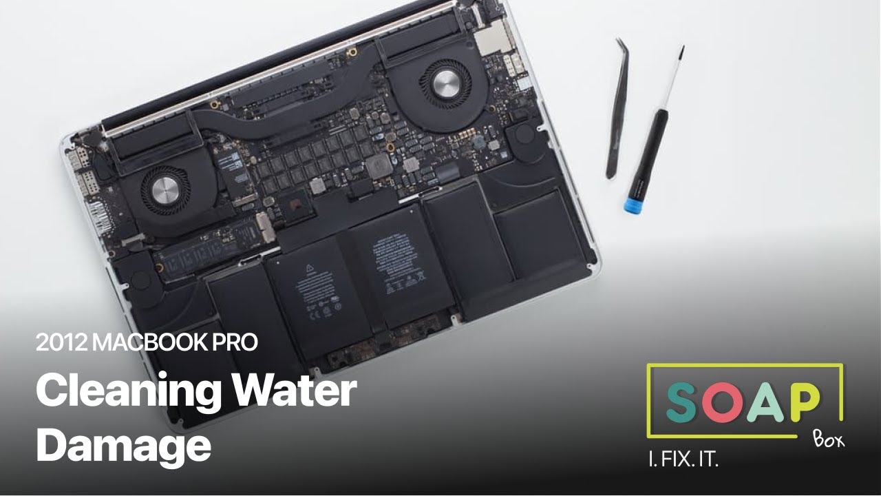 I FIX It - Cleaning MacBook With Water Damage - YouTube