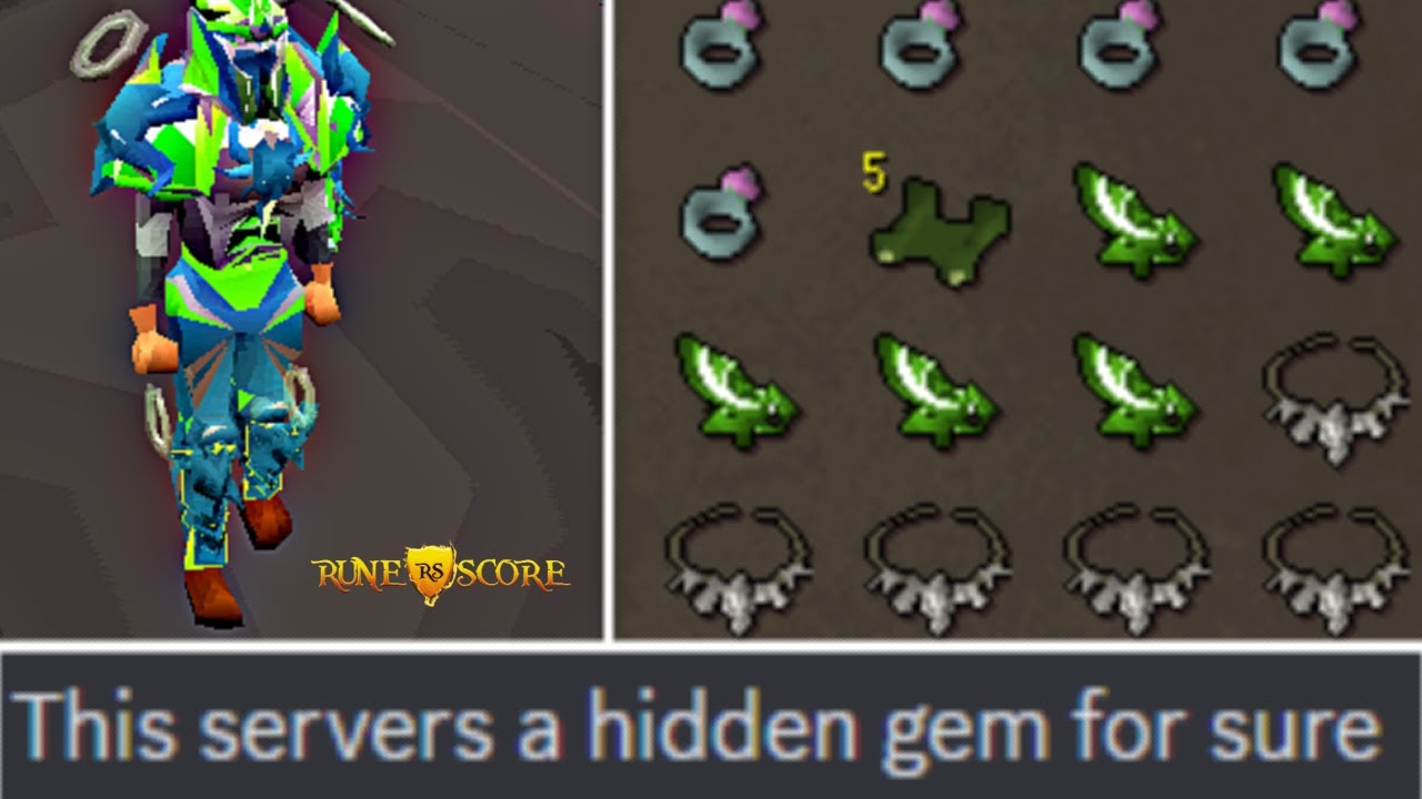 THIS *UNIQUE* NEW RSPS IS SO CLEAN!! | FREE COLLECTOR & ROW! (HUGE ...