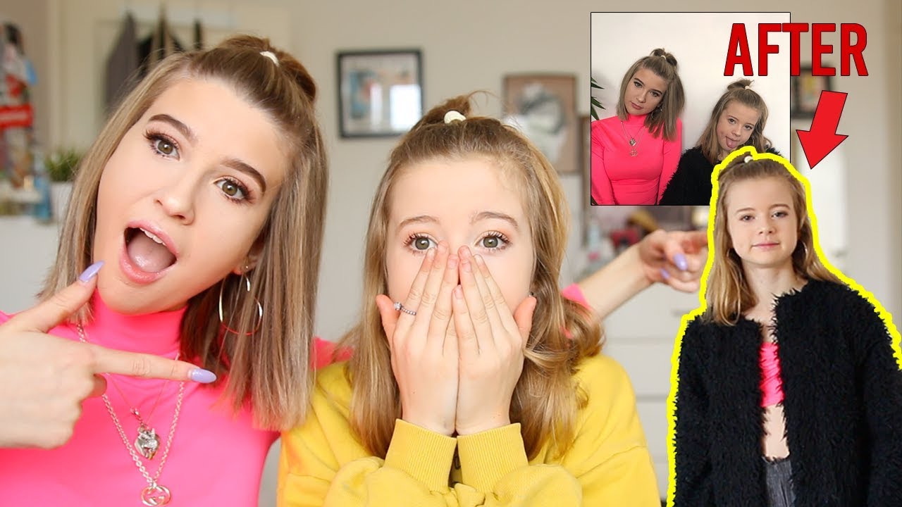 TURNING MY LITTLE SISTER RUBY INTO ME! - YouTube