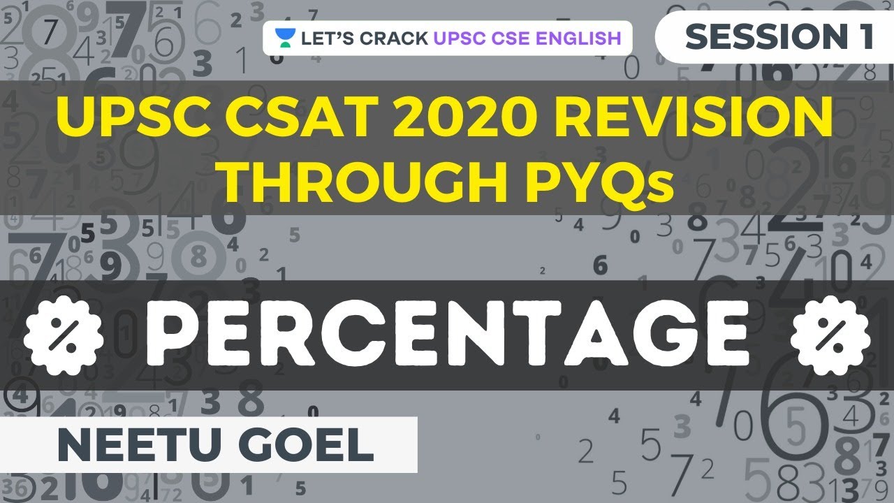 L1 Percentage UPSC CSAT 2020 Revision PYQs Crack UPSC CSE IAS l1-percentage-upsc-csat-2020-revision-pyqs-crack-upsc-cse-ias