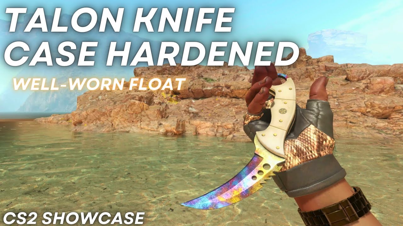 Talon Knife Case Hardened (Well-Worn) | CS2 Skin Showcase #762 - YouTube