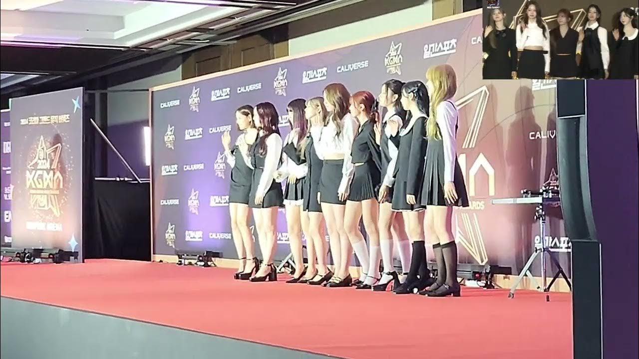 241117 KGMA NiziU 니쥬 Red Carpet 레드카펫 Fancam 직캠 - YouTube