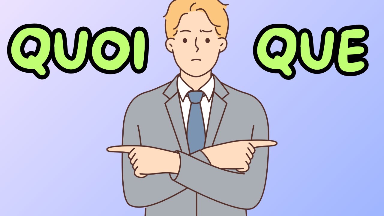 Que ou Quoi ? #ApprendreLeFrançais - YouTube